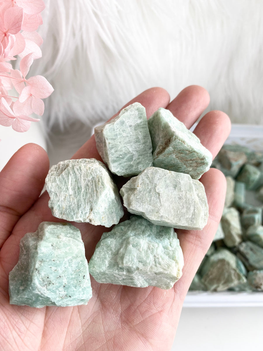 Amazonite Raw – GURU CRYSTALS