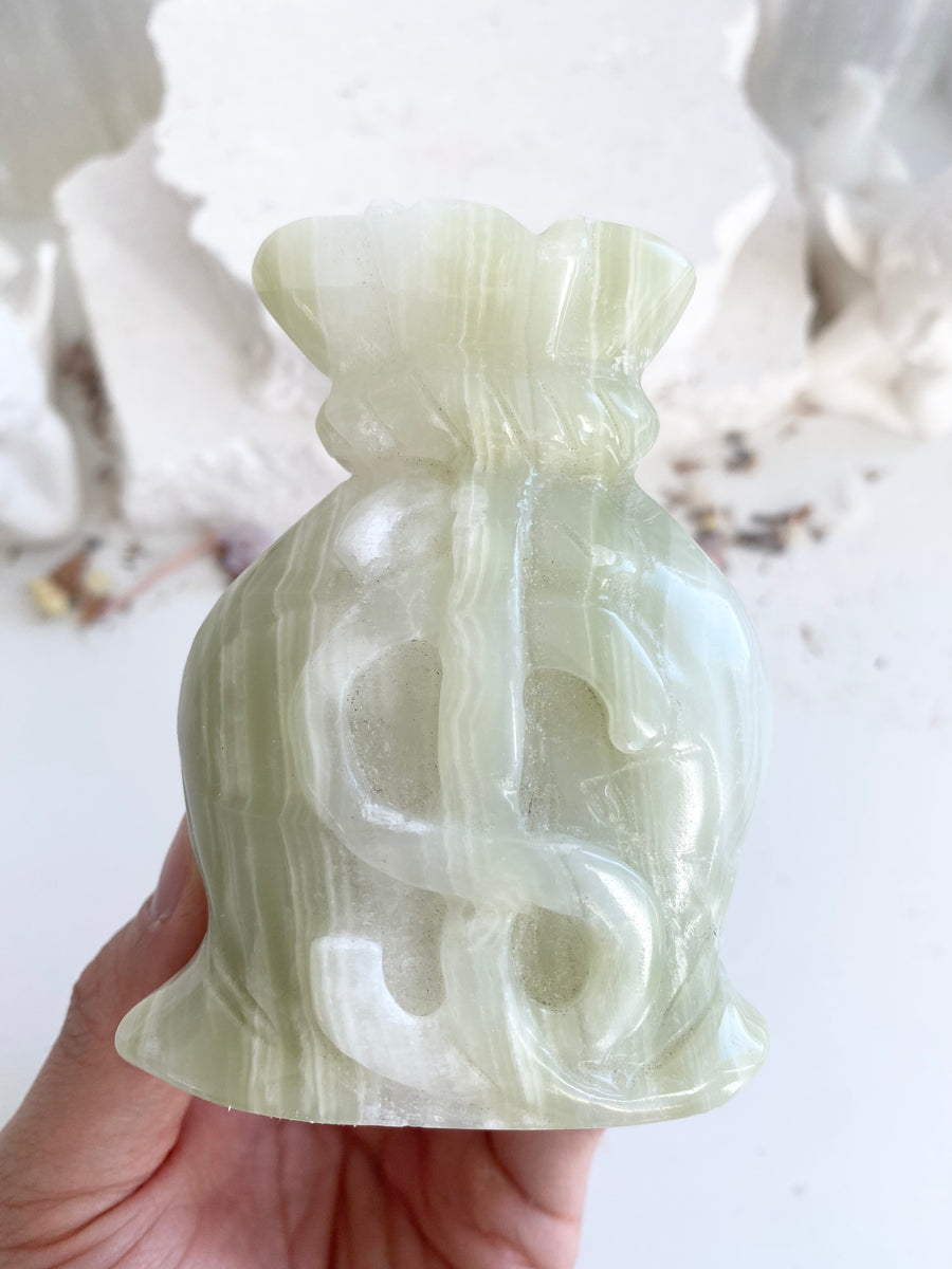 Afghanistan Jade Pouch #3 – GURU CRYSTALS