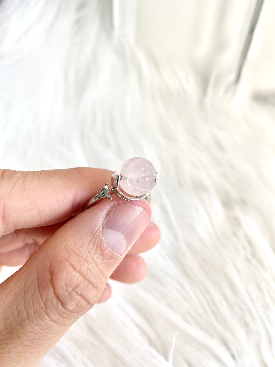 Rose Quartz Ring – GURU CRYSTALS